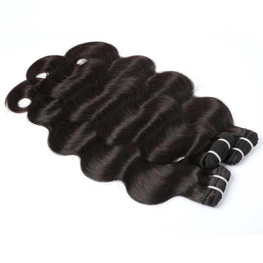 Raw Hair Burmese Body Wave 3 Bundles Deal Human Hair Weave Raw Bundles ...